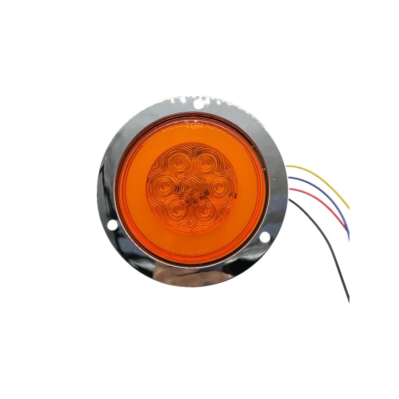 LED Round Truck Trailer Tail Lights truck brake light trailer Indicator ...