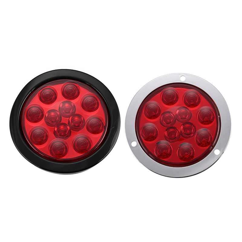 LED Round Truck Trailer Tail Lights truck brake light trailer Indicator ...