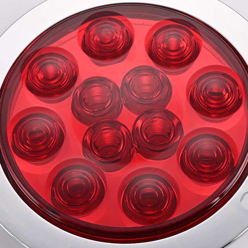 LED Round Truck Trailer Tail Lights truck brake light trailer Indicator ...